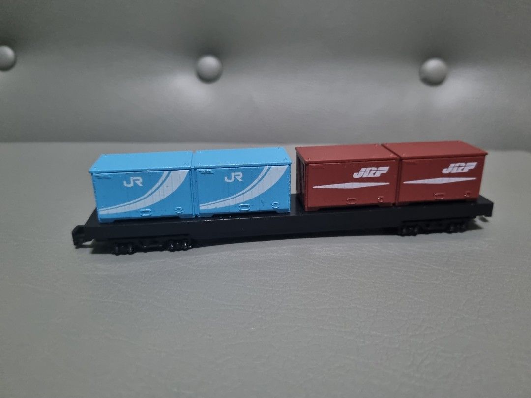 TRANE N Gauge Die Cast Scale Model JRF / JR Freight Container wagon on ...