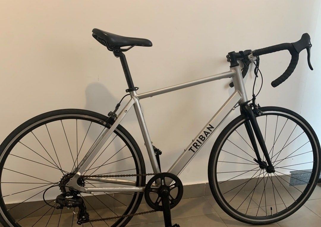 Triban RC100 L size frame, Sports Equipment, Bicycles & Parts, Bicycles ...