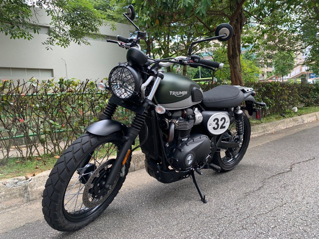Triumph Street Scrambler With Triumph Agent Warranty. Expat Owner ...