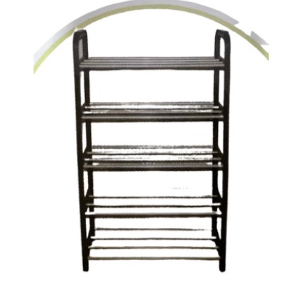 Steel Material Easy Assemble 5 Tier Storage Shoe Rack Indoor & Outdoor ...