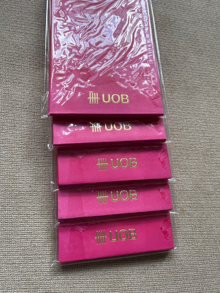 UOB Red Packets (All 5 packs), Hobbies & Toys, Stationery & Craft ...