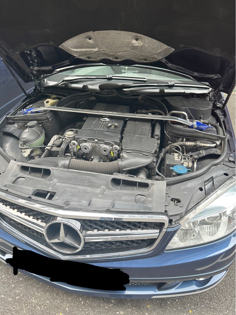 W204 strut bar, Car Accessories, Accessories on Carousell