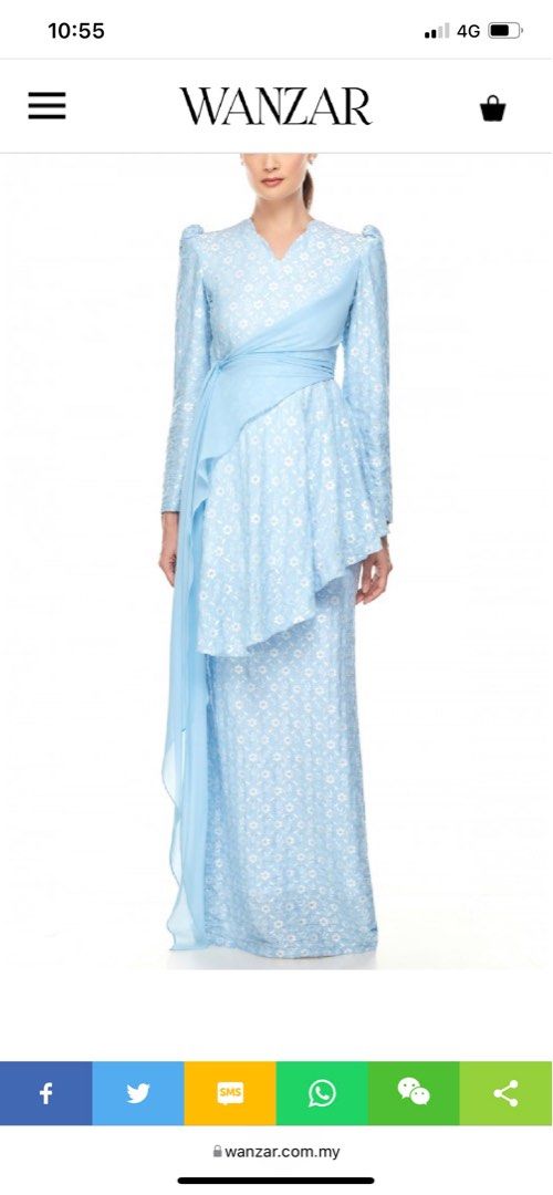 Wanzar kurung, Women's Fashion, Muslimah Fashion, Baju Kurung & sets on ...