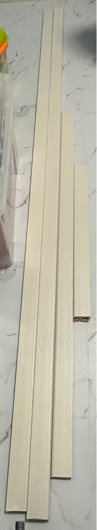 White PVC Vinyl Skirting, Furniture & Home Living, Home Decor, Other ...