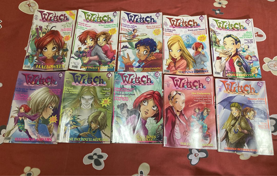 W.I.T.C.H. Magazines Issues 1-10 on Carousell