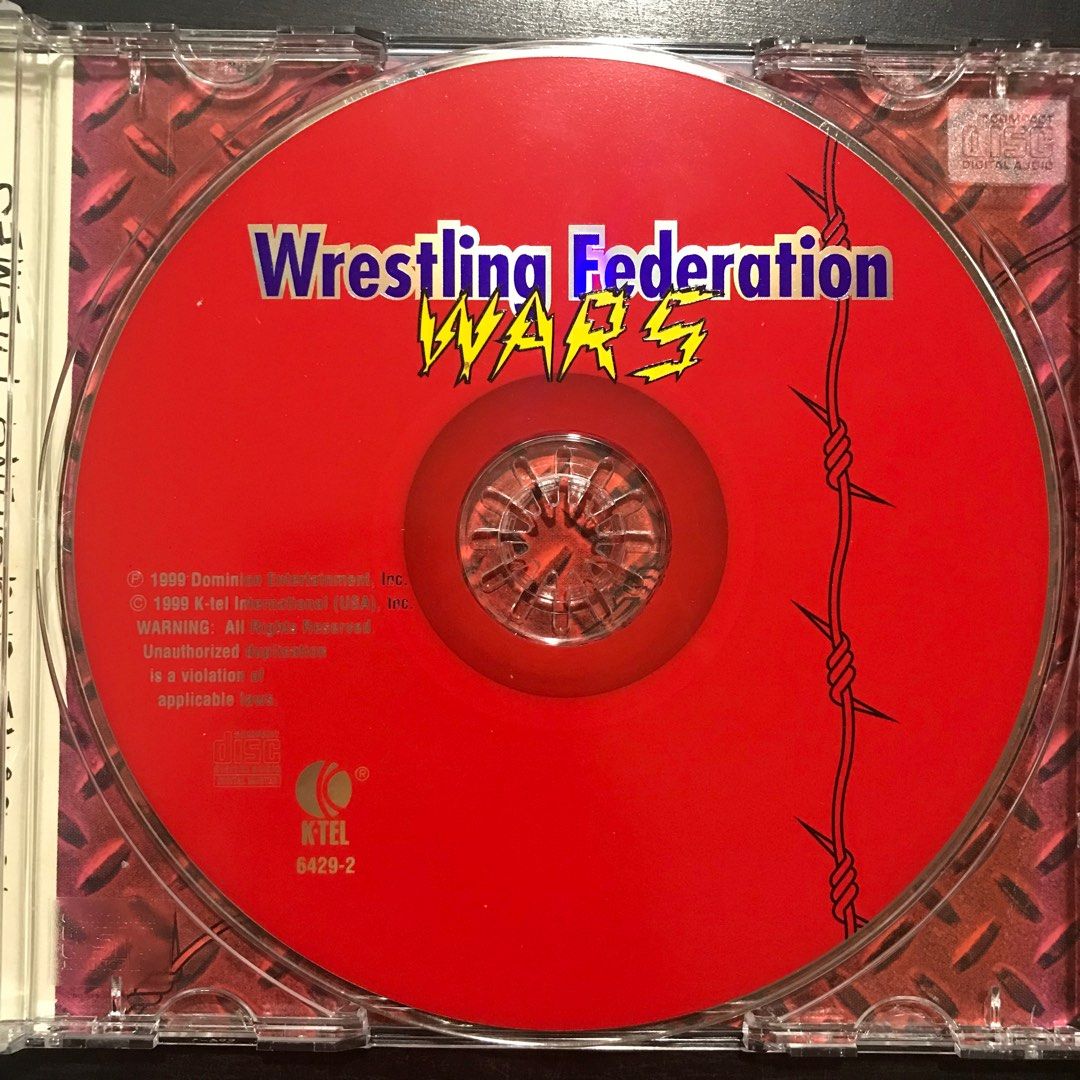 Wrestling Federation Wars CD (Box Aus), Hobbies & Toys, Music & Media ...