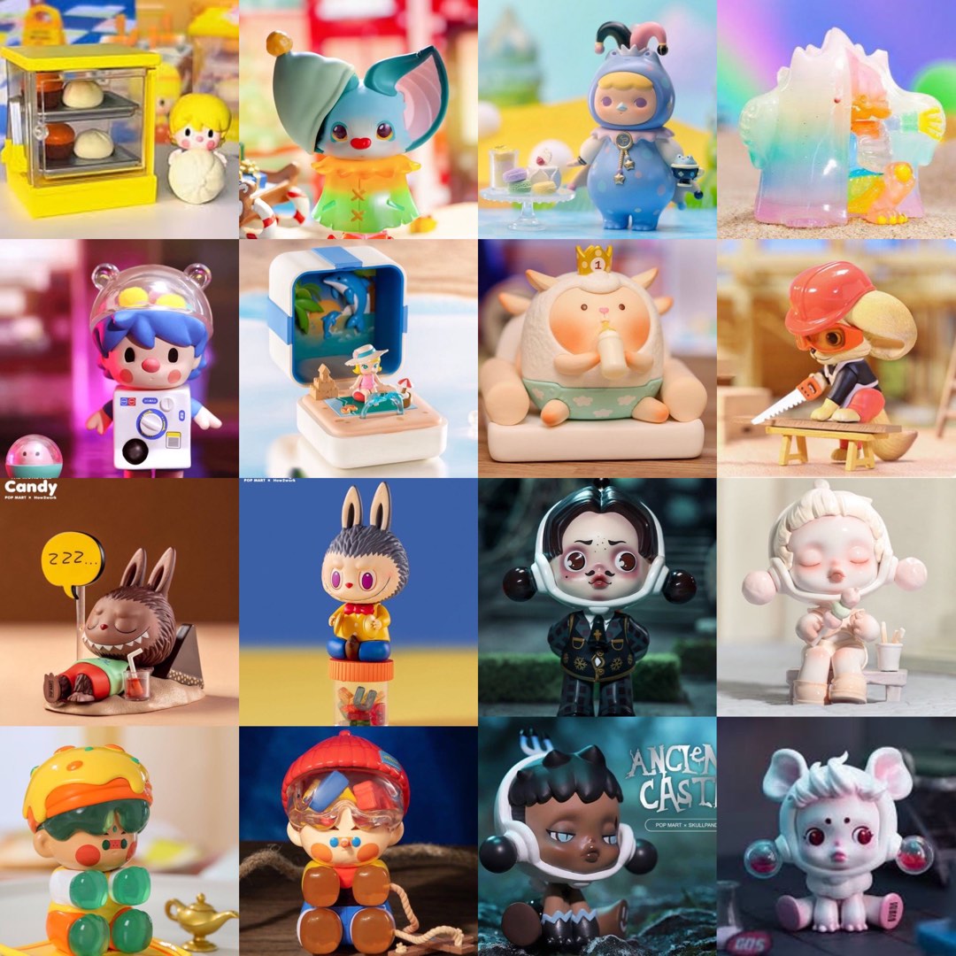 WTS Popmart Clearance (Pino Jelly Skullpanda Flying Dong Dong Kenneth ...