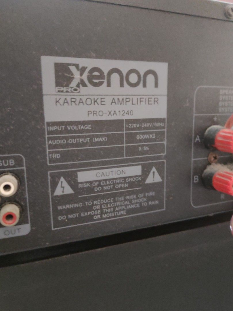 Xenon xpro amplifier & speakers 650w, Audio, Soundbars, Speakers ...