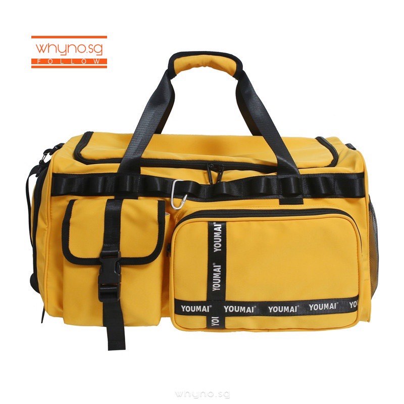 Yellow duffle bag, Men's Fashion, Bags, Sling Bags on Carousell