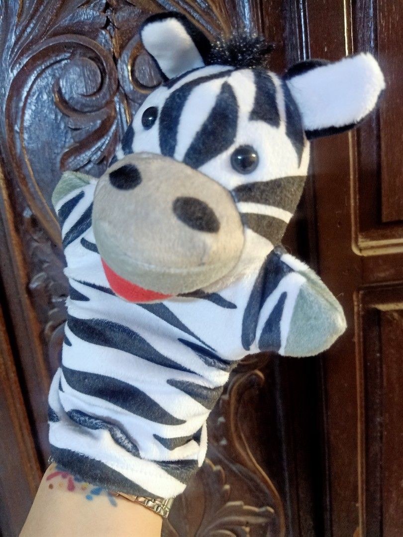 ZEBRA HAND PUPPET, Hobbies & Toys, Toys & Games on Carousell