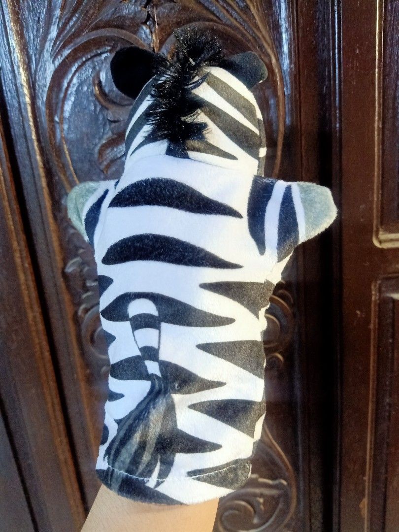 ZEBRA HAND PUPPET, Hobbies & Toys, Toys & Games on Carousell