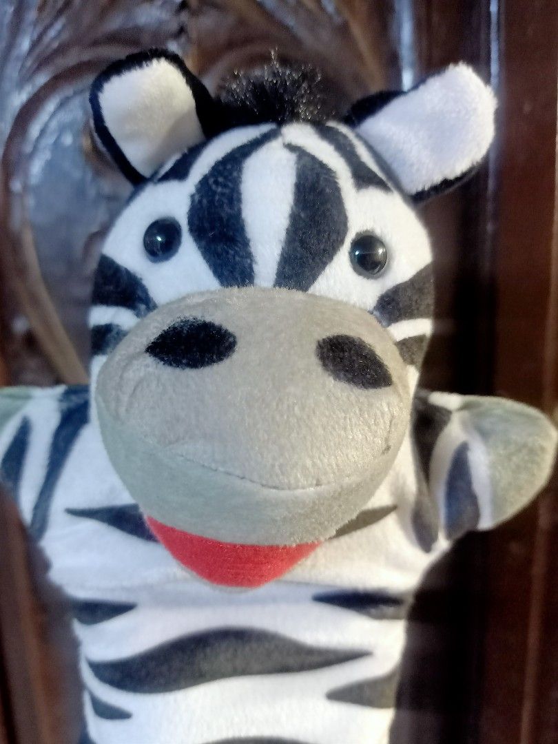 ZEBRA HAND PUPPET, Hobbies & Toys, Toys & Games on Carousell