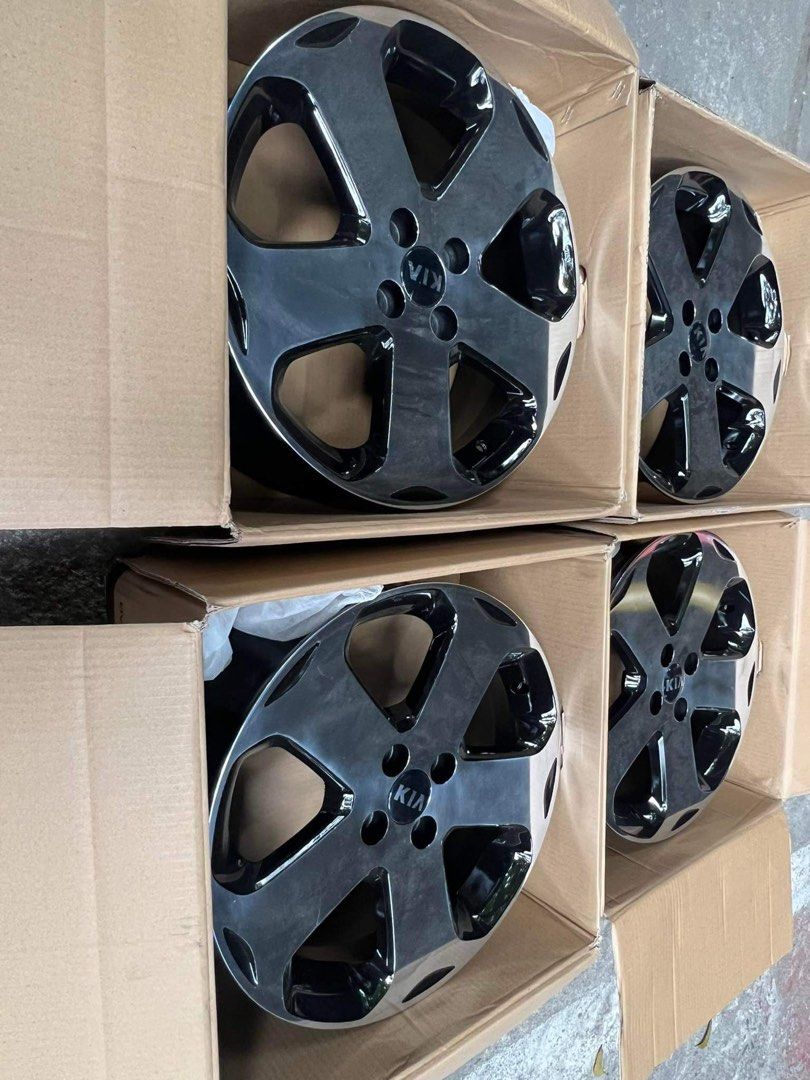 17” Kia stock Mags used 4Holes pcd 100, Car Parts & Accessories, Mags ...