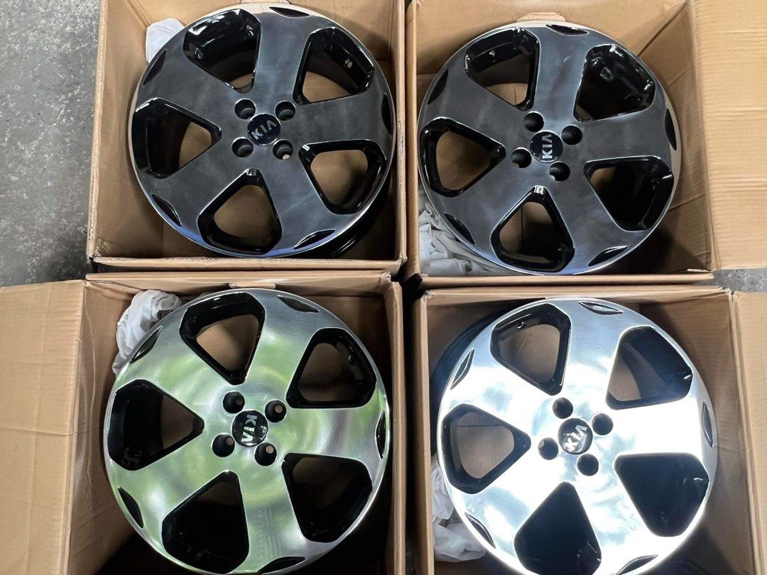 17” Kia stock Mags used 4Holes pcd 100, Car Parts & Accessories, Mags ...