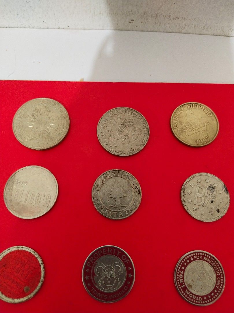 30 Pinoy Gaming TOKENS/Assorted/30 pcs., Hobbies & Toys, Memorabilia ...