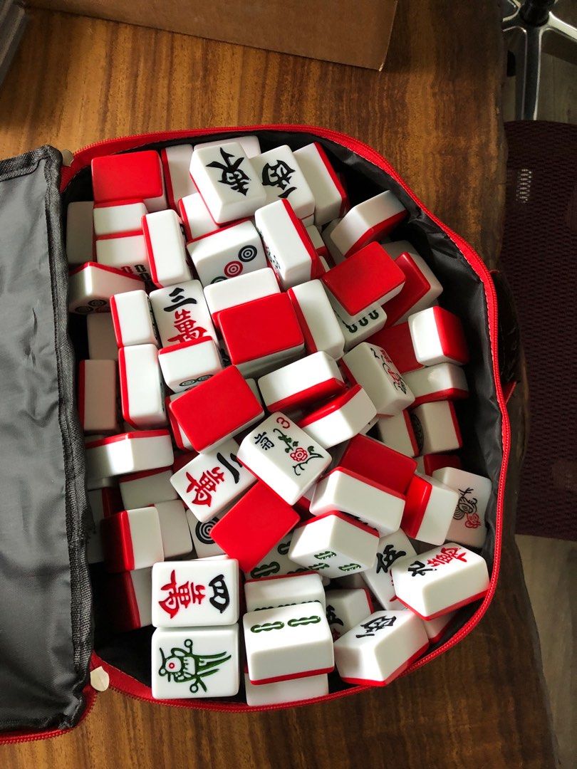 42mm large size 160 tiles singapore mahjong tiles, Hobbies & Toys, Toys ...