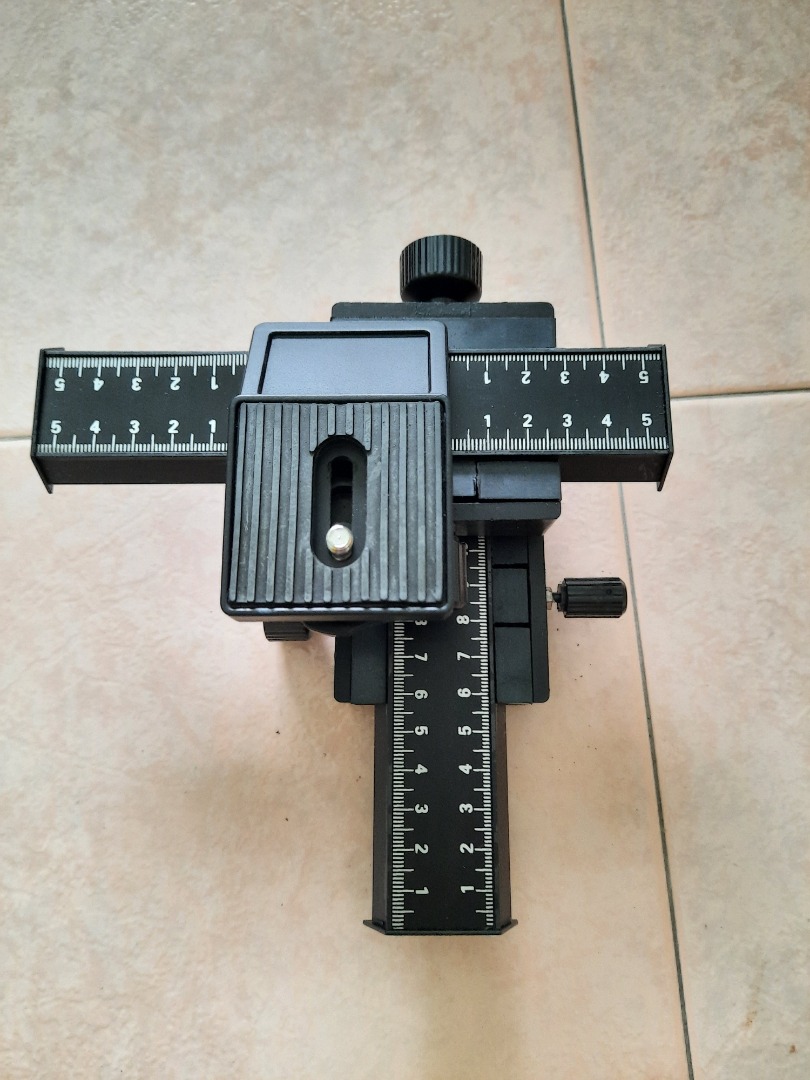 4 Way Macro Focusing Rail Slider for Close-up Shooting, Photography ...