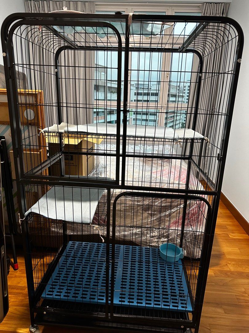 4-Tier Cat cage, Pet Supplies, Homes & Other Pet Accessories on Carousell
