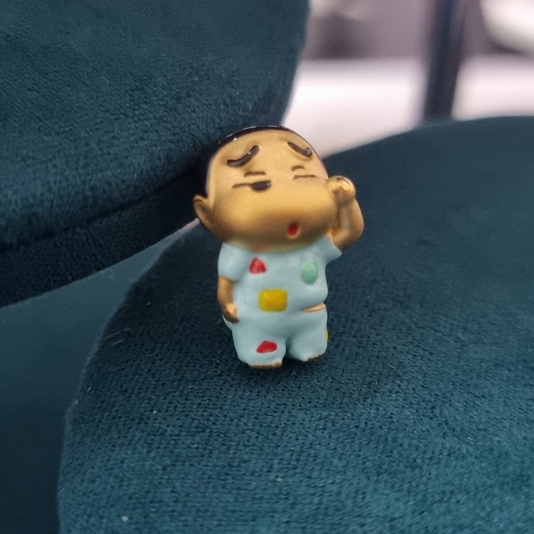 999 Gold Charm Crayon Shin Chan, Women's Fashion, Jewelry & Organisers ...