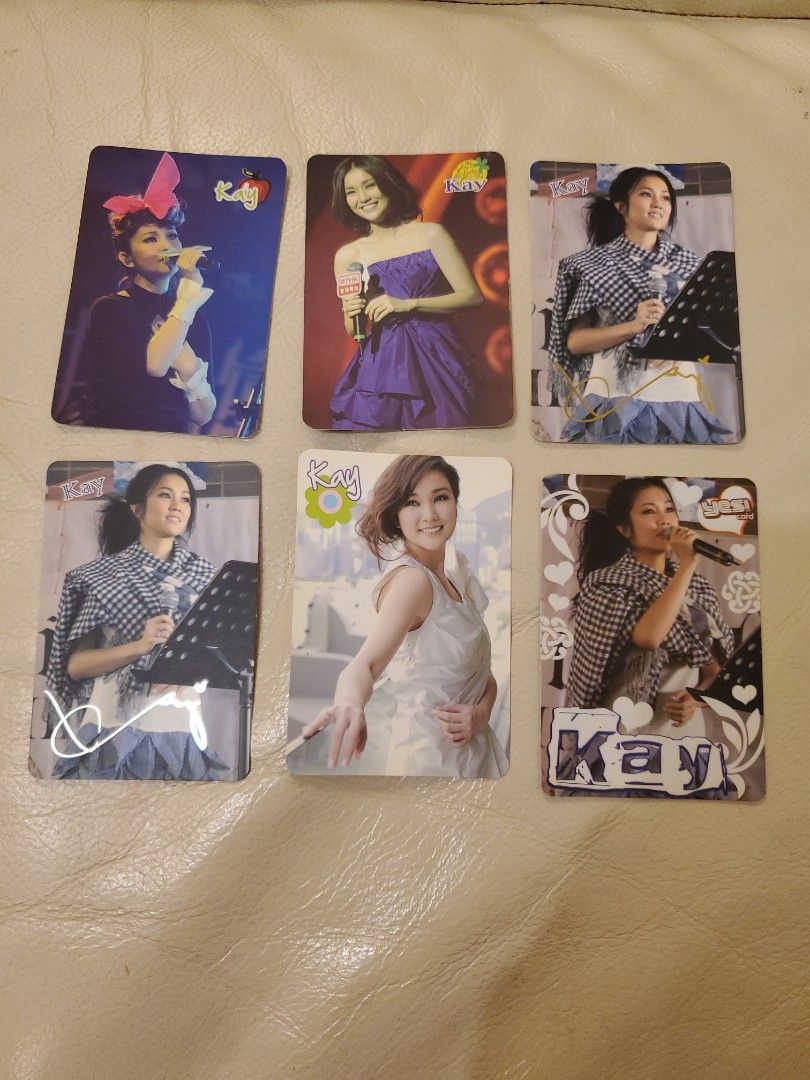 港星 絕版 Yescard yes卡 kay 謝安琪, 興趣及遊戲, 收藏品及紀念品, 韓流 - Carousell