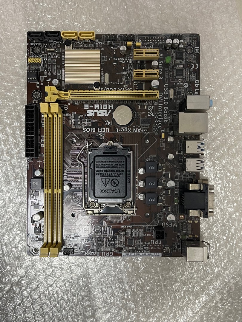 二手 ASUS H81M-E H81 DDR3 LGA1150 MATX MB, 電腦＆科技, 桌上電腦 - Carousell