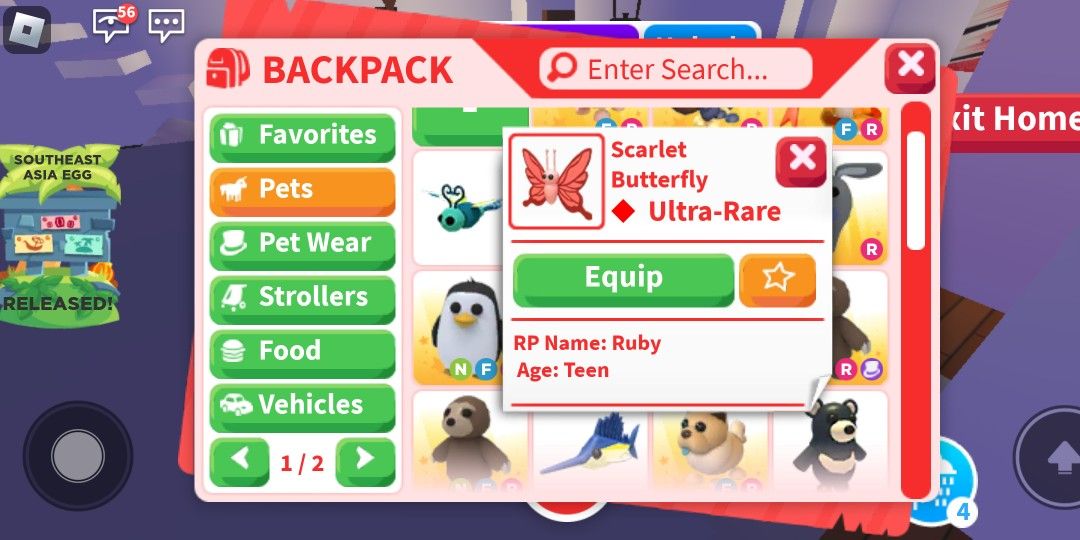 Adopt Me, Ultra Rare Pets Collection!!, Video Gaming, Video Games ...