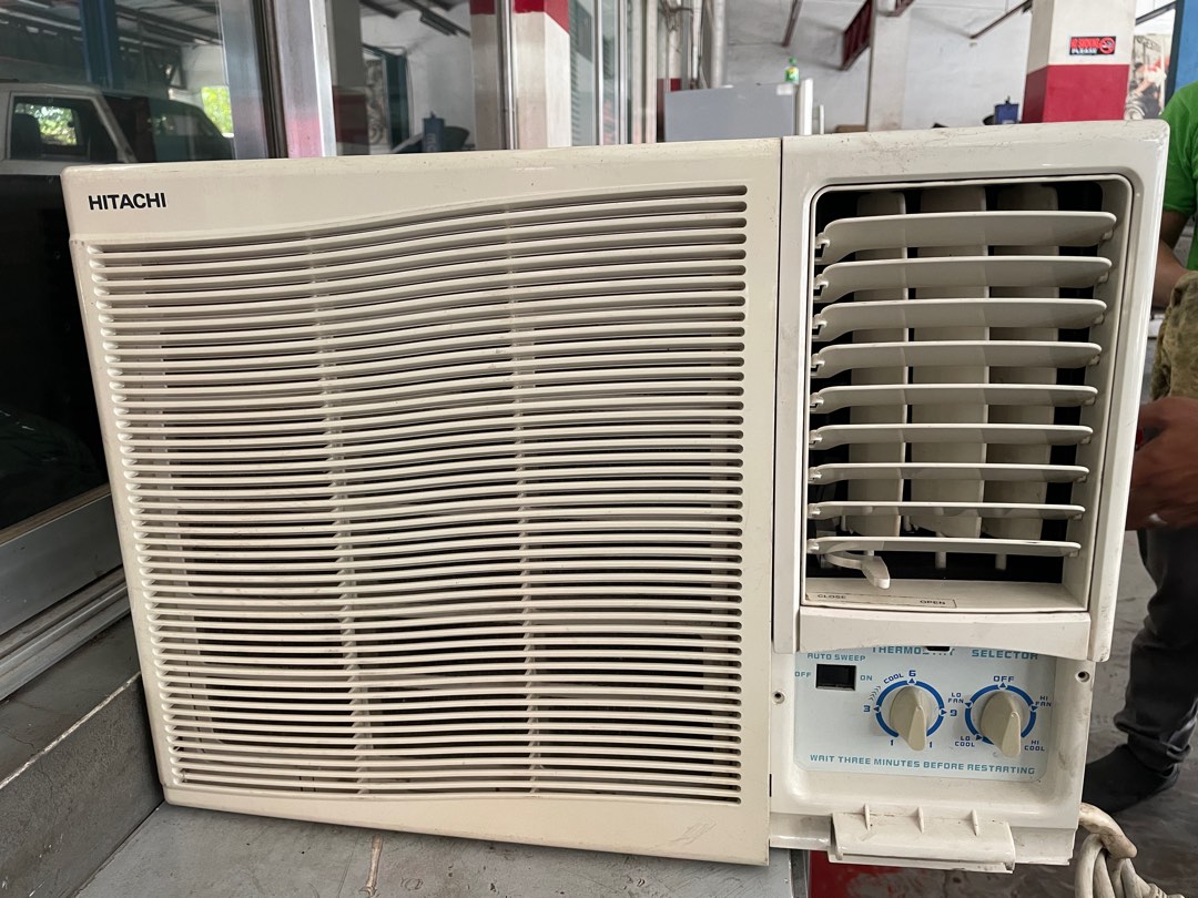 Aircon window type 1hp, TV & Home Appliances, Air Conditioning and ...