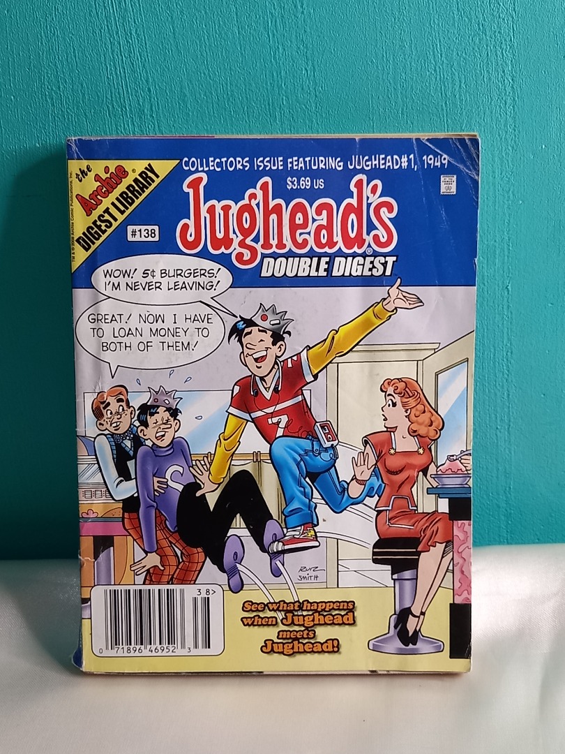 Archie Comic Book Jughead's Double Digest #138 May 2008, Hobbies & Toys ...