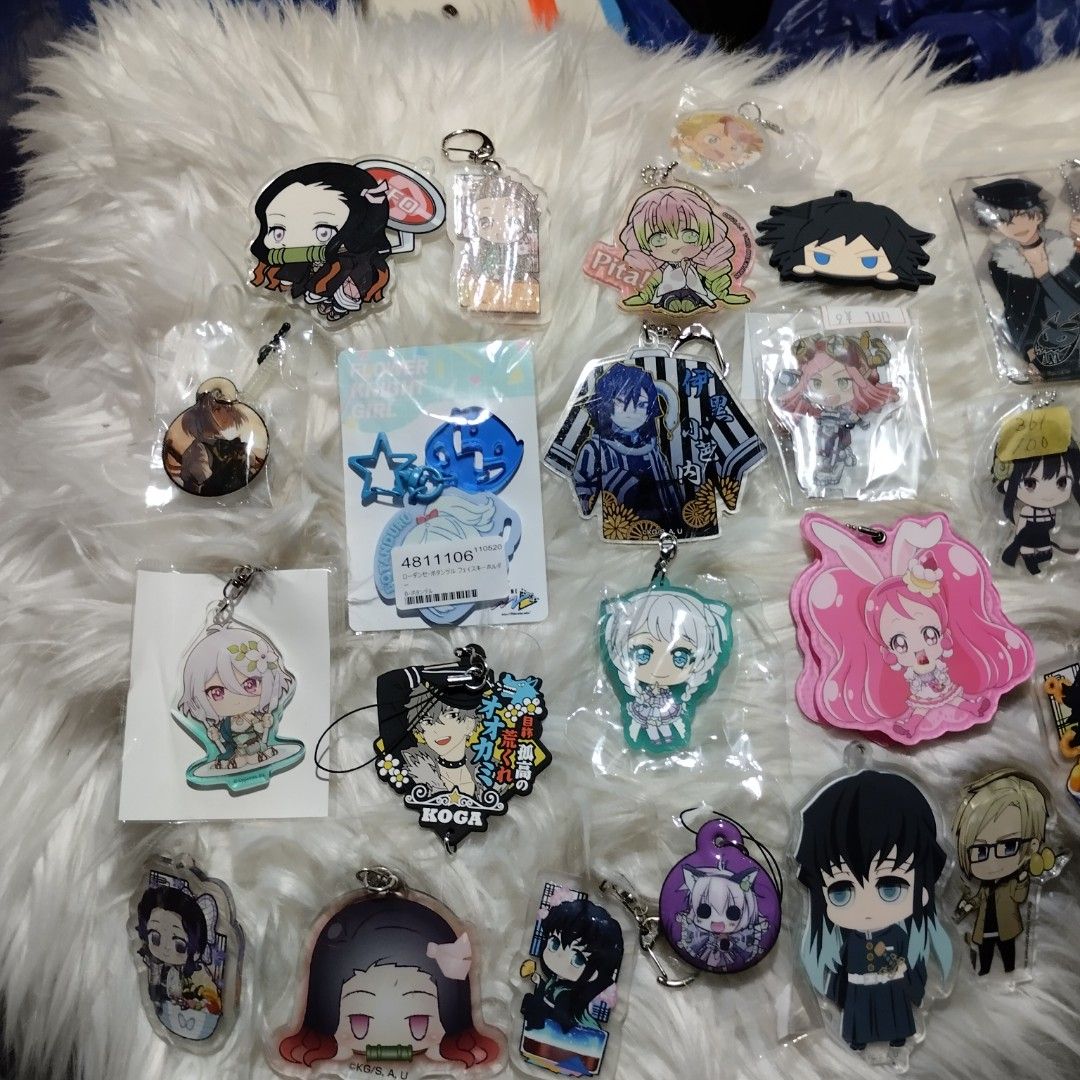 Assorted Anime Rubber/Acrylic BUNDLE on Carousell