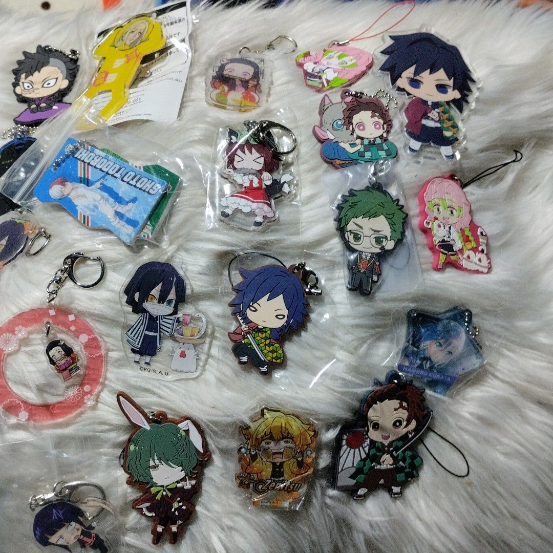 Assorted Anime Rubber/Acrylic BUNDLE on Carousell