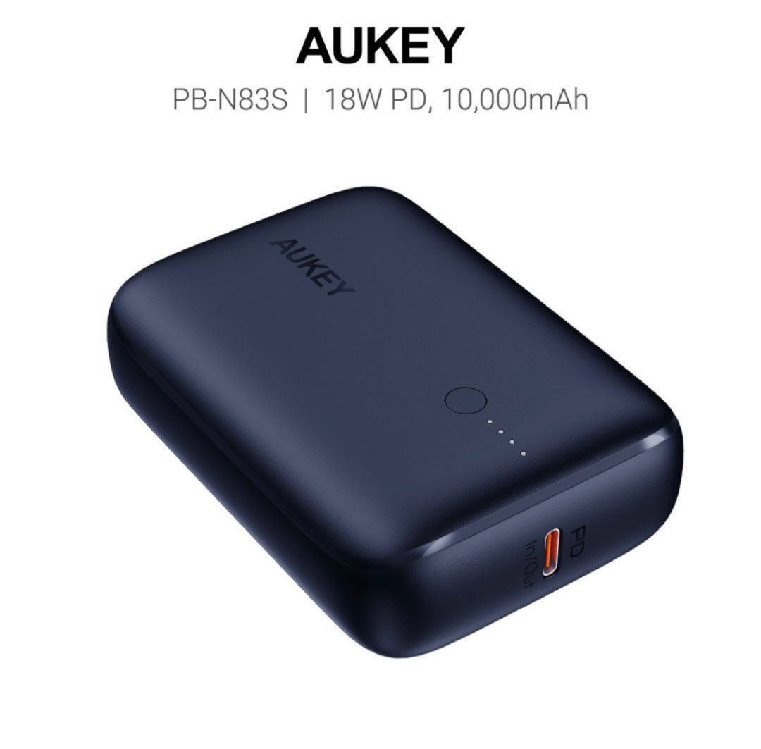Aukey powerbank PD 22.5w fast charge 10,000mAh, Mobile Phones & Gadgets, Mobile & Gadget ...