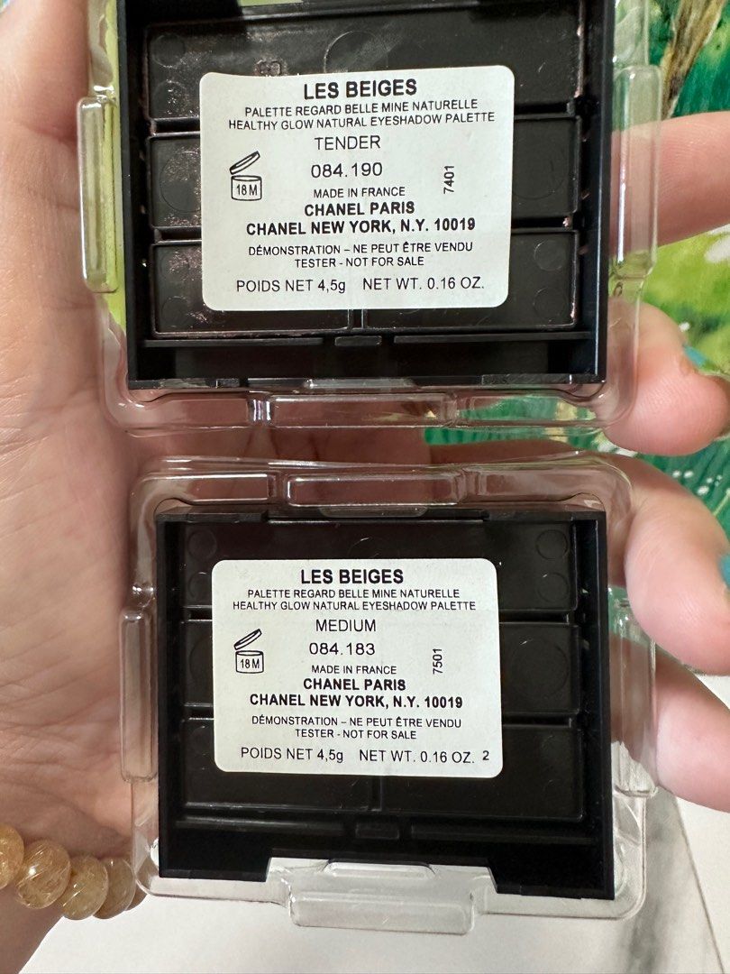 Authentic Chanel tester eyeshades and cheeks, Beauty & Personal Care ...