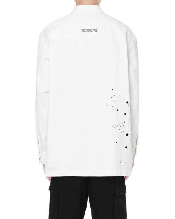 Authentic IZZUE ARMY Military White Chore Jacket (4 pockets) on Carousell