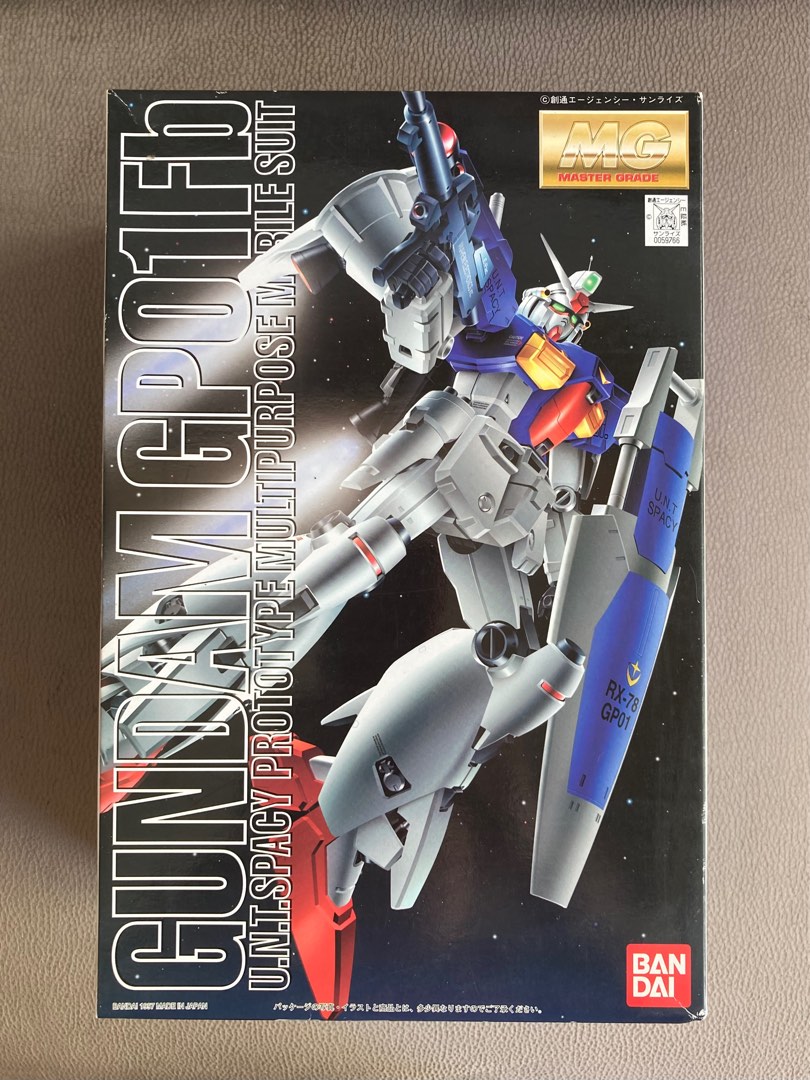 Bandai MG Master Grade 1/100 GP01Fb Gundam U.N.T. Spacy Prototype Multi ...
