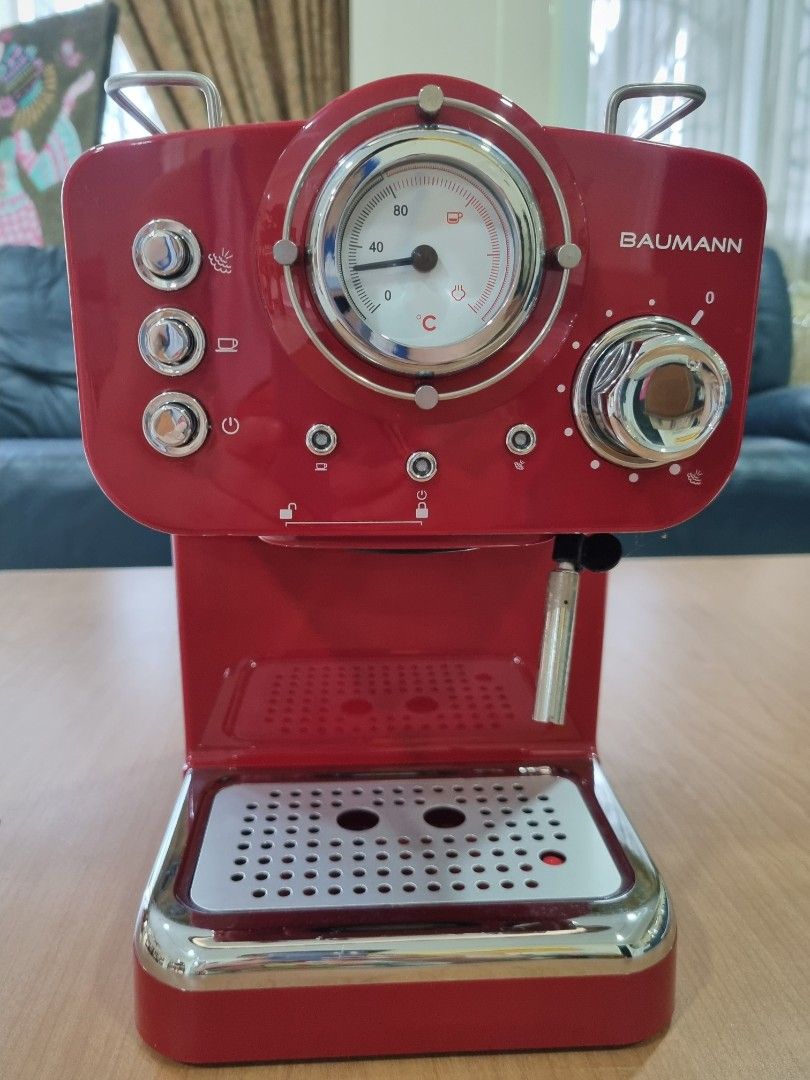 BAUMANN Retro Style Espresso Maker on Carousell
