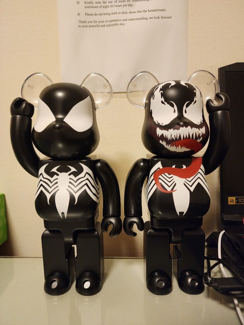 Bearbrick 400% Kuji Venom, Hobbies & Toys, Toys & Games on Carousell