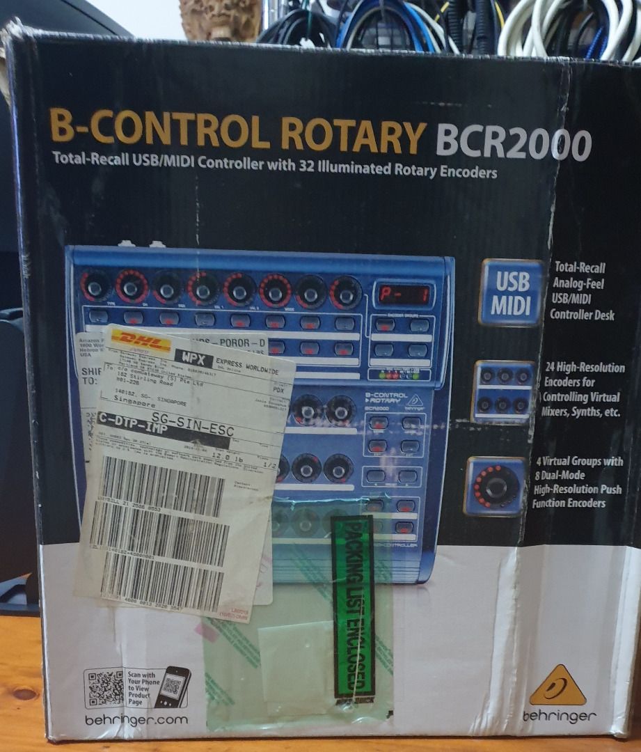 Behringer B-Control Rotary BCR2000 MIDI Controller, Hobbies & Toys ...