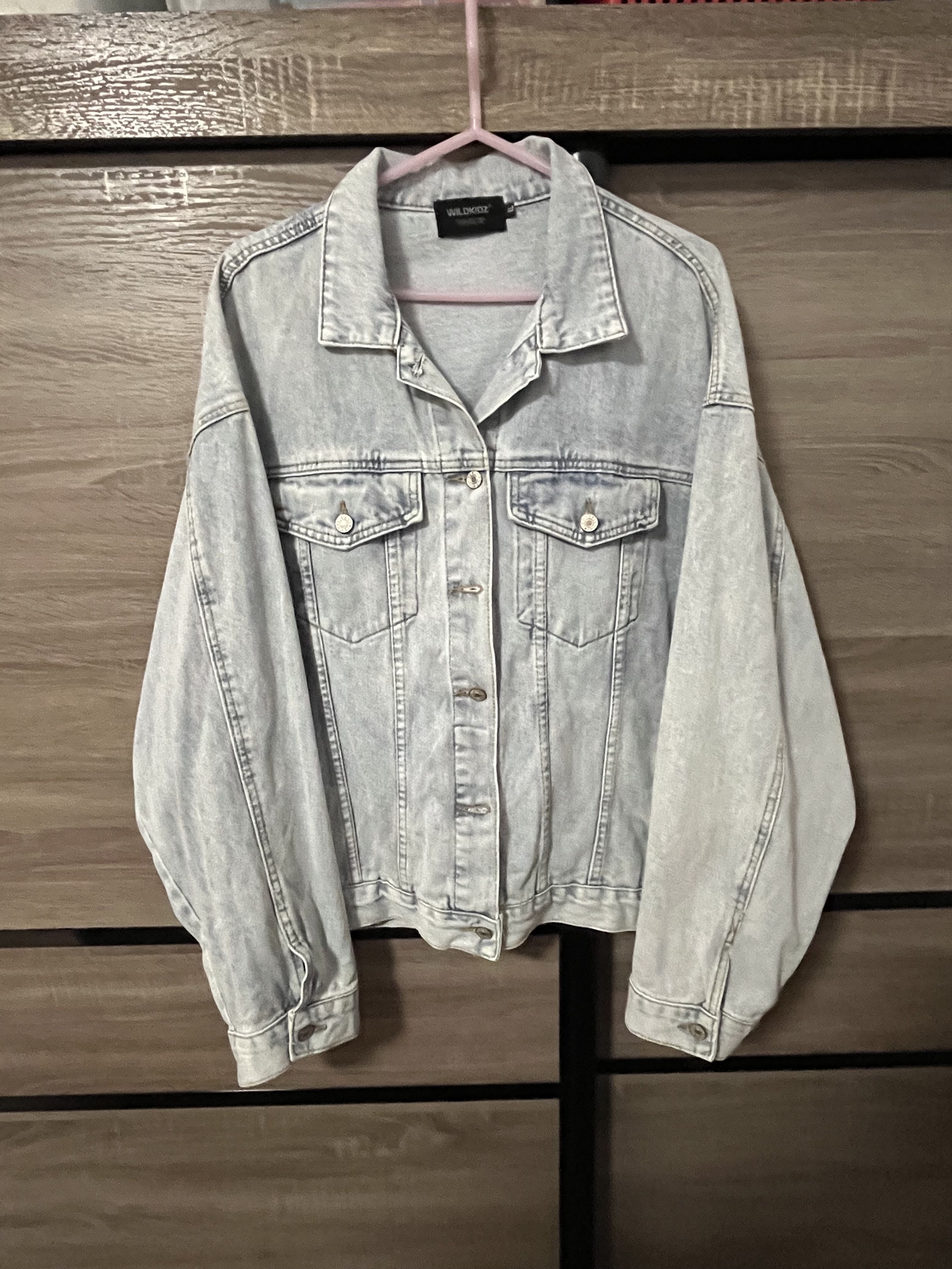 [BIG SIZE] Vintage Oversized Jean Jacket, Men's Fashion, Coats, Jackets ...