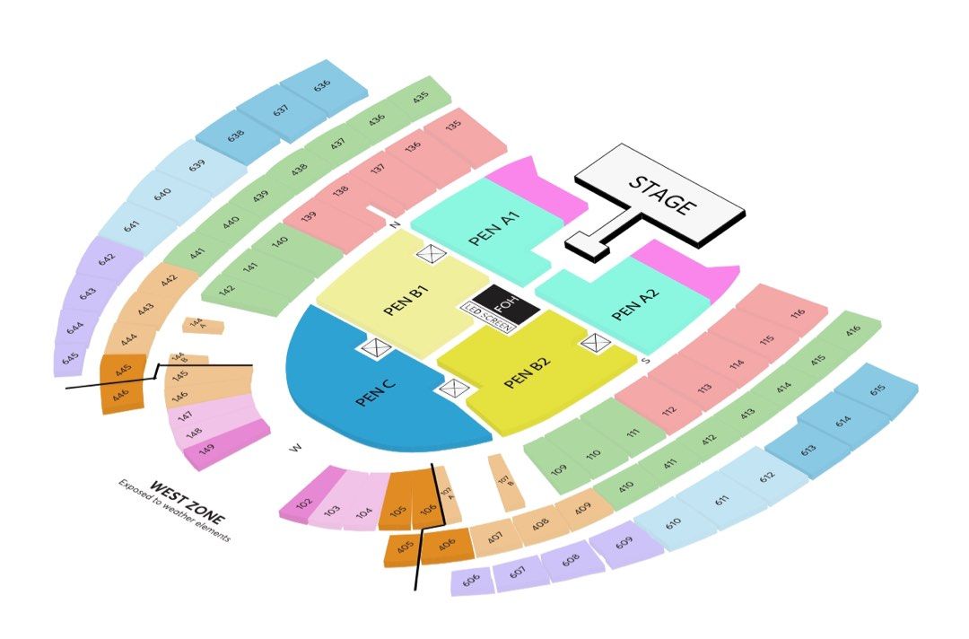 Blackpink Born Pink concert ticket- 14th May, Tickets & Vouchers, Event ...