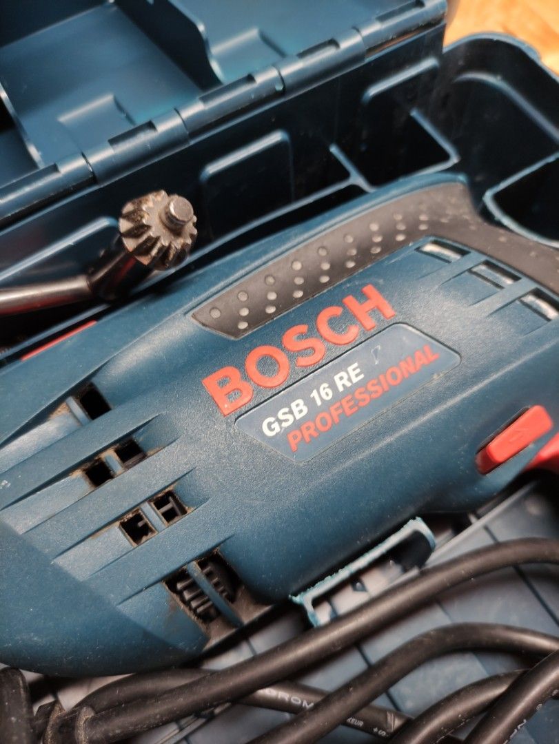 Bosch GBS 16 re impact drill, Furniture & Home Living, Home Improvement ...
