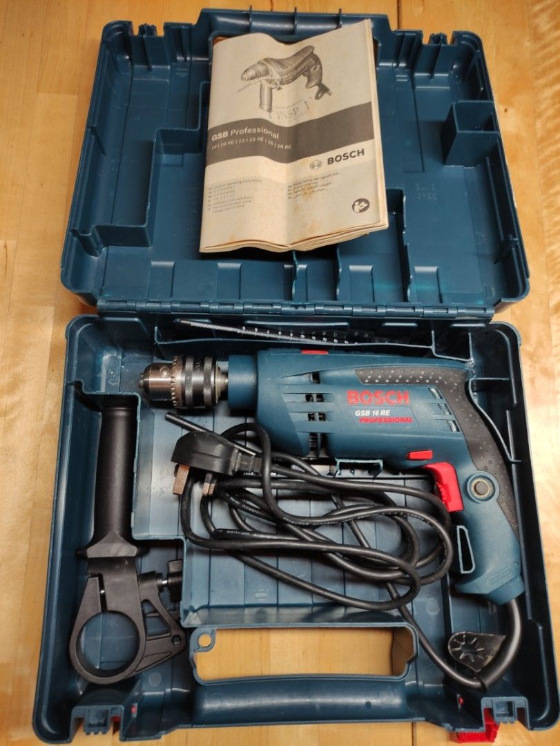 Bosch GBS 16 re impact drill, Furniture & Home Living, Home Improvement ...