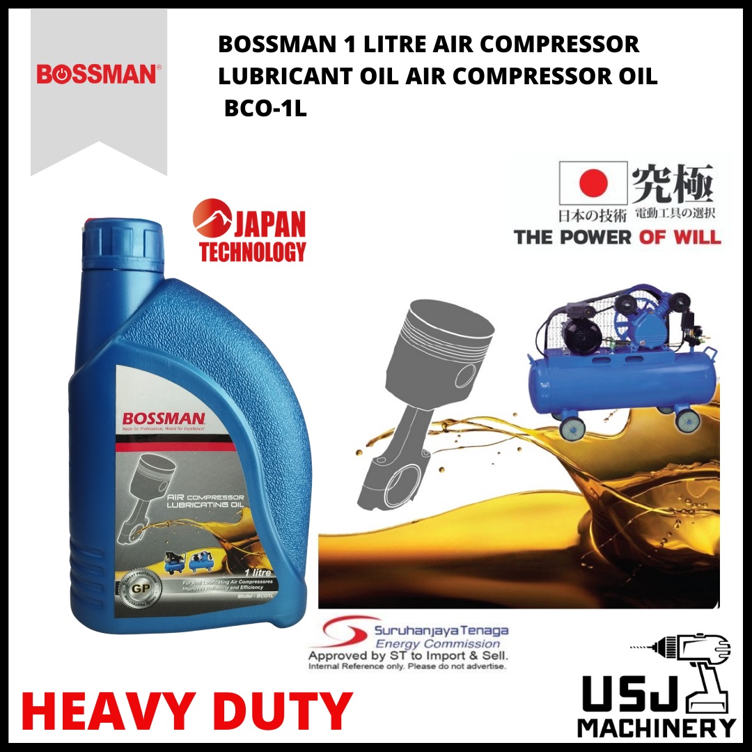 BOSSMAN 1 LITER AIR COMPRESSOR LUBRICANTING OIL | BCO-1L, Furniture ...