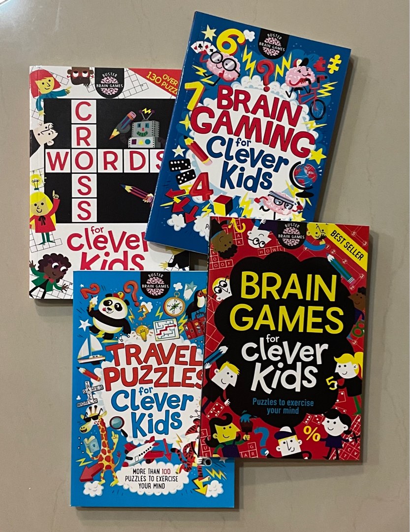 Brain Games (Puzzles, Crosswords, Problem Solving) for Clever Kids ...
