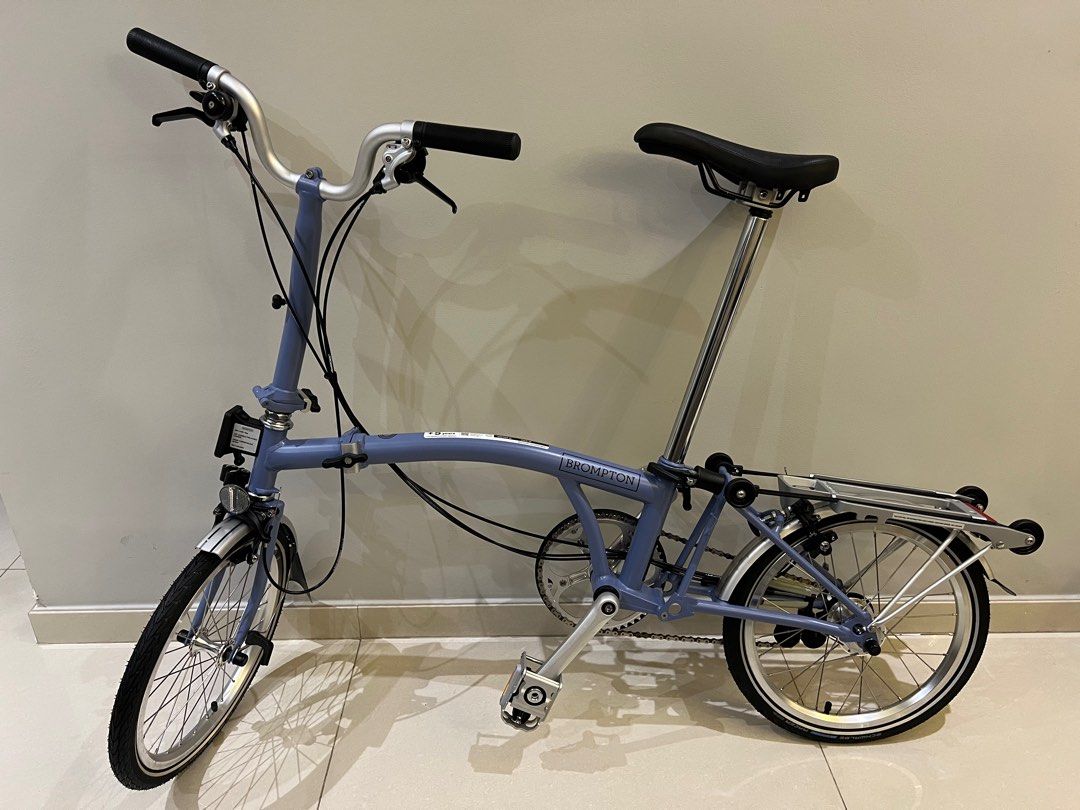 Brompton M6R Cloud Blue C Line explore, Sports Equipment, Bicycles ...