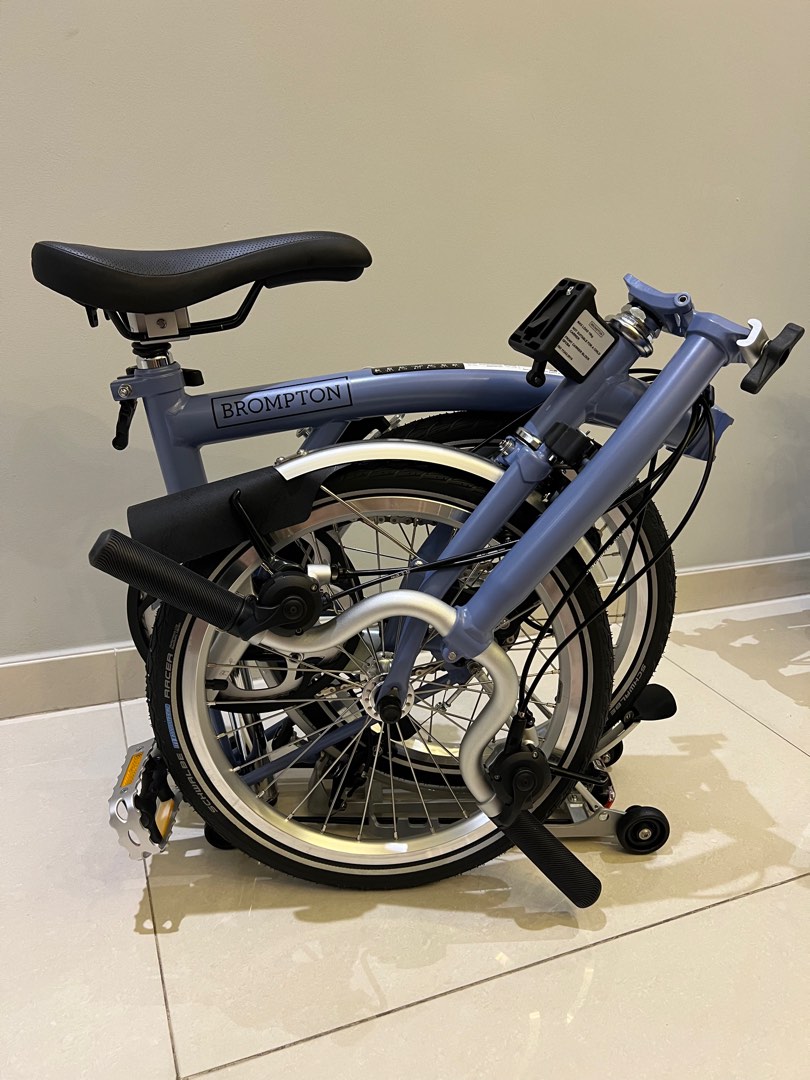 Brompton M6R Cloud Blue C Line explore, Sports Equipment, Bicycles ...