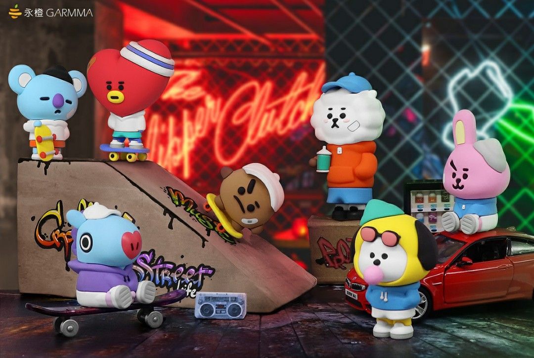[BT21] BTS BT21 STREET MOOD BLIND BOX SERIES FULL SET AND INDIVIDUAL ...