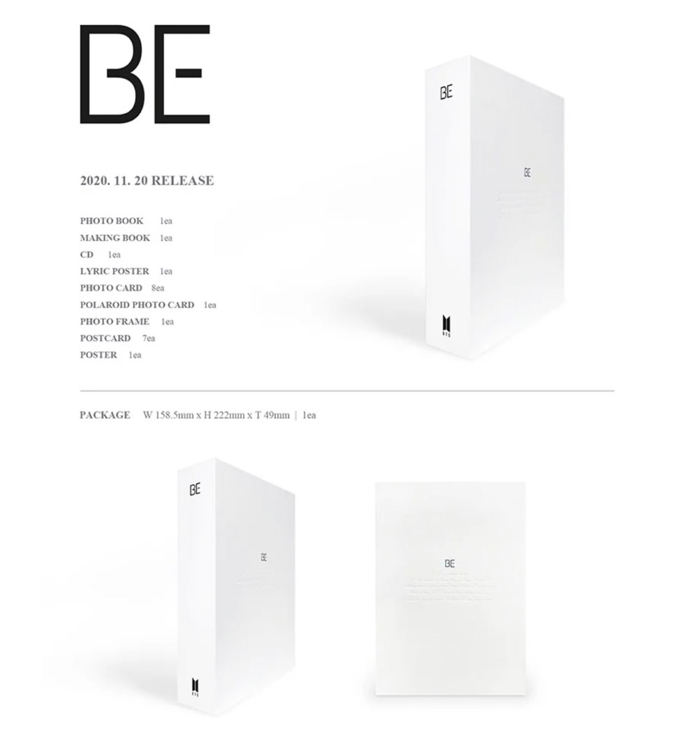 BTS BE deluxe edition dvd, Hobbies & Toys, Music & Media, CDs & DVDs on ...