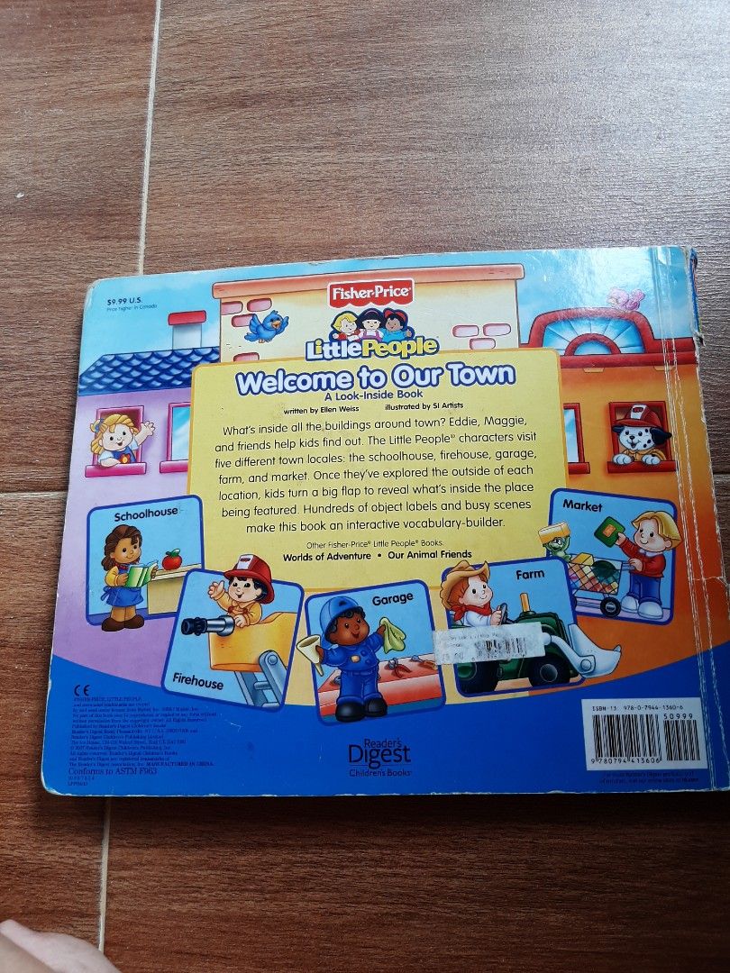 Buku welcome to our town little people, Buku & Alat Tulis, Buku Anak ...