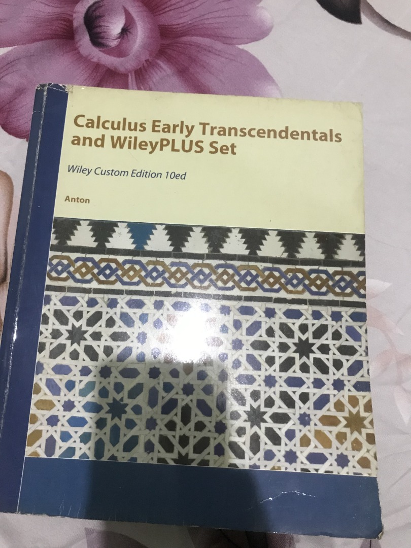 Calculus Early Transcendentals (WileyPLUS) Textbook by Anton, Hobbies ...