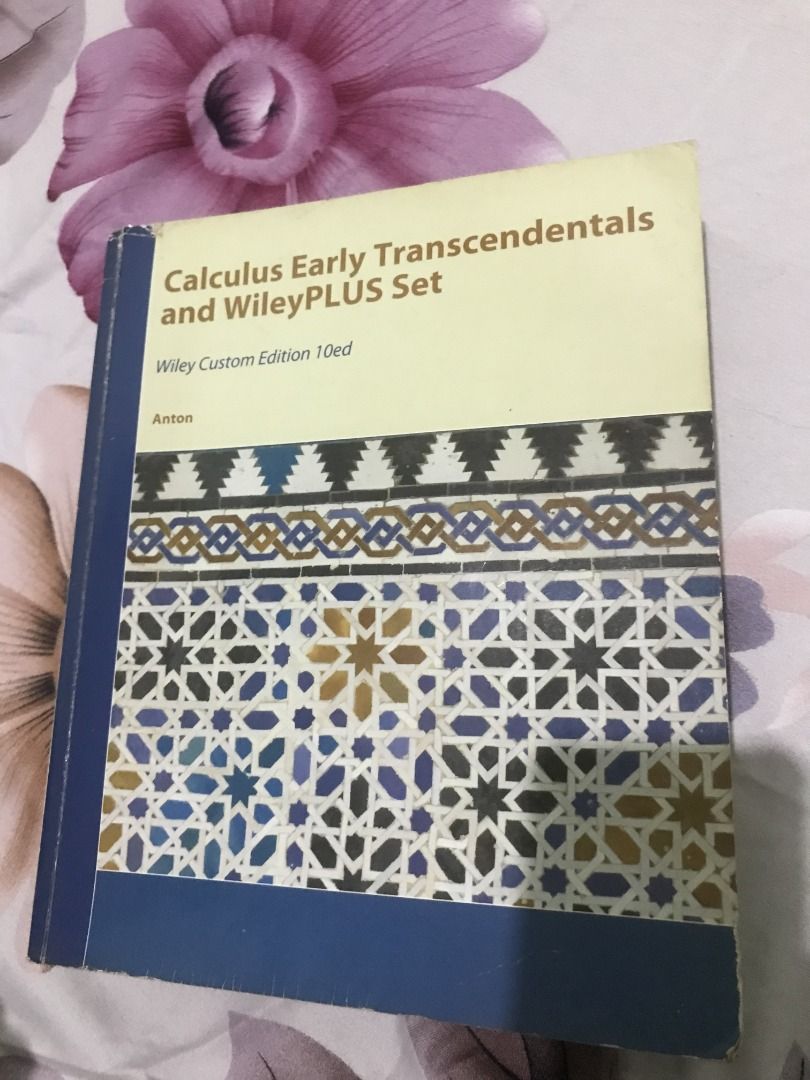 Calculus Early Transcendentals (WileyPLUS) Textbook by Anton, Hobbies ...